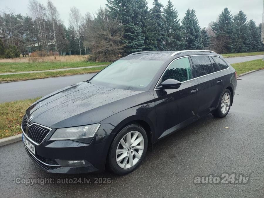 Black Skoda SuperB 2017 in Tallinn, with an engine capacity of 2.00 L and mileage of 360 thousand km for 7900 €, photo 1 on AUTOMOTO.COM.LV
