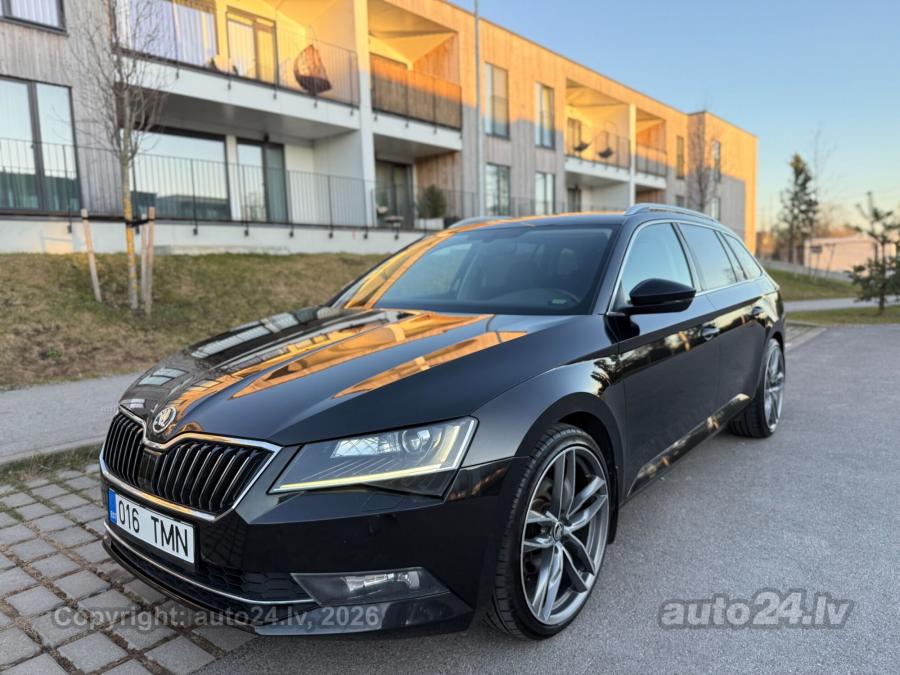 Black Skoda SuperB 2017 in Tallinn, with an engine capacity of 2.00 L and mileage of 360 thousand km for 7999 €, photo 4 on AUTOMOTO.COM.LV