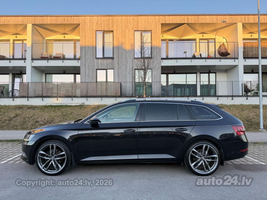 Black Skoda SuperB 2017 in Tallinn, with an engine capacity of 2.00 L and mileage of 360 thousand km for 7999 €, photo 5 on AUTOMOTO.COM.LV