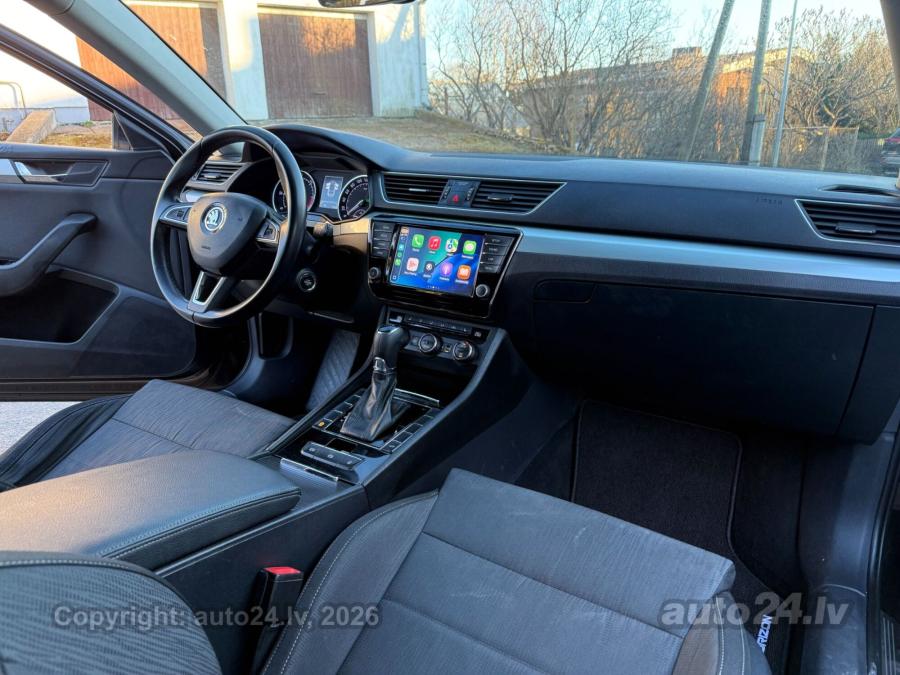 Black Skoda SuperB 2017 in Tallinn, with an engine capacity of 2.00 L and mileage of 360 thousand km for 8200 €, photo 13 on AUTOMOTO.COM.LV
