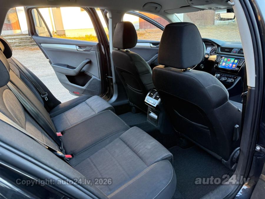 Black Skoda SuperB 2017 in Tallinn, with an engine capacity of 2.00 L and mileage of 360 thousand km for 8200 €, photo 16 on AUTOMOTO.COM.LV