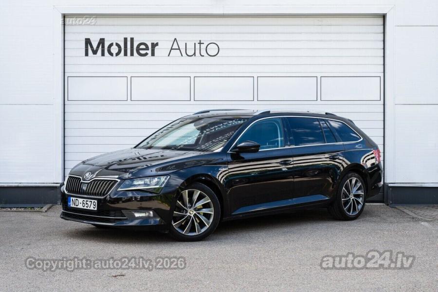 Black Skoda SuperB 2017 in Riga, with an engine capacity of 2.00 L and mileage of 309 thousand km for 11950 €, photo 1 on AUTOMOTO.COM.LV