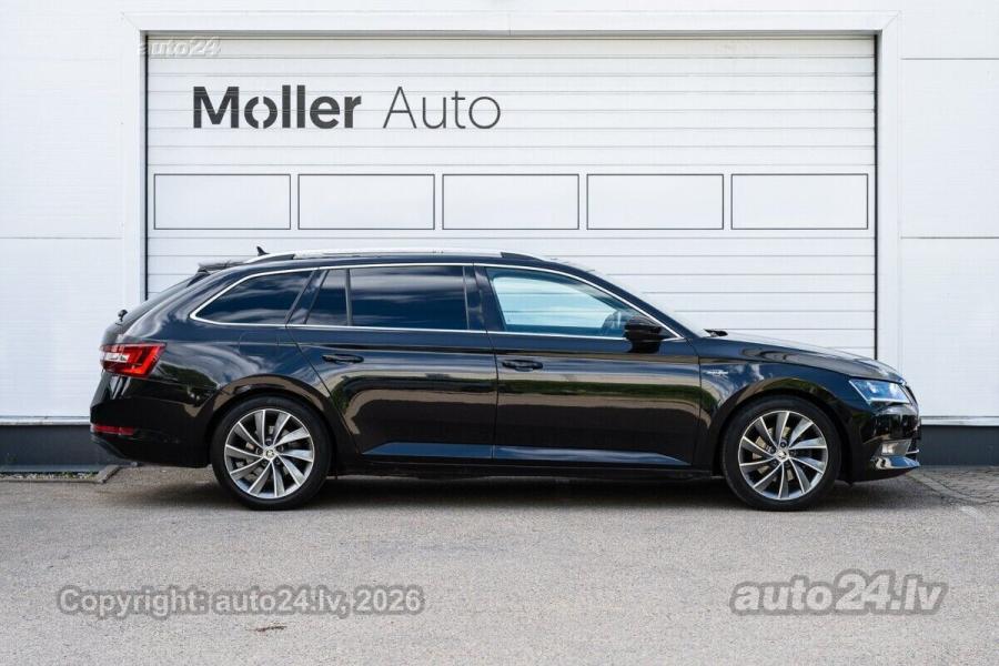 Black Skoda SuperB 2017 in Riga, with an engine capacity of 2.00 L and mileage of 309 thousand km for 11950 €, photo 6 on AUTOMOTO.COM.LV