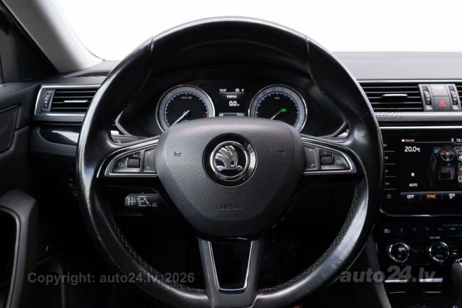 Black Skoda SuperB 2017 in Riga, with an engine capacity of 2.00 L and mileage of 309 thousand km for 11950 €, photo 30 on AUTOMOTO.COM.LV