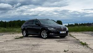 Melns Skoda SuperB 2017 Tartu, ar dzinēja tilpumu 2.00 L un nobraukumu 195 tūkst. km par 14500 €, foto  vietnē AUTOMOTO.COM.LV