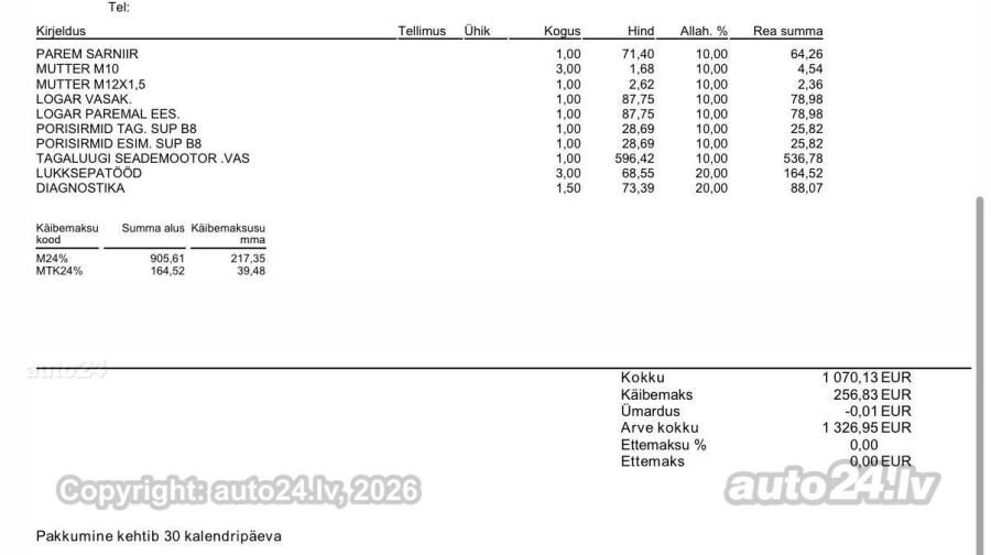 Черный Шкода Суперб 2017 в Тарту, объемом двигателя 2.00 л и пробегом 195 тыс. км за 14500 €, фото 14 на AUTOMOTO.COM.LV
