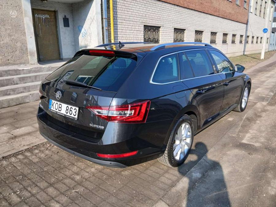 Melns Skoda SuperB 2017 Viļņa, ar dzinēja tilpumu 1.97 L un nobraukumu 152 tūkst. km par 12947 €, foto 3 vietnē AUTOMOTO.COM.LV