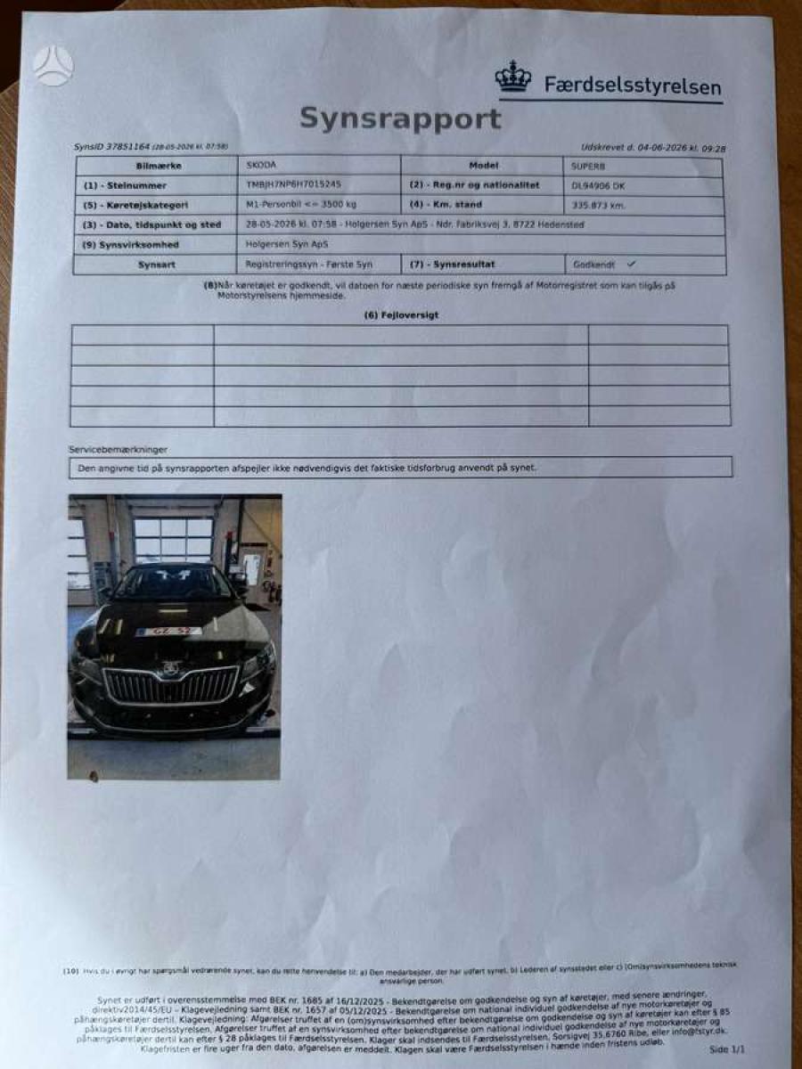 Black Skoda SuperB 2017 in Kaunas, with an engine capacity of 1.97 L and mileage of 336 thousand km for 8600 €, photo 26 on AUTOMOTO.COM.LV