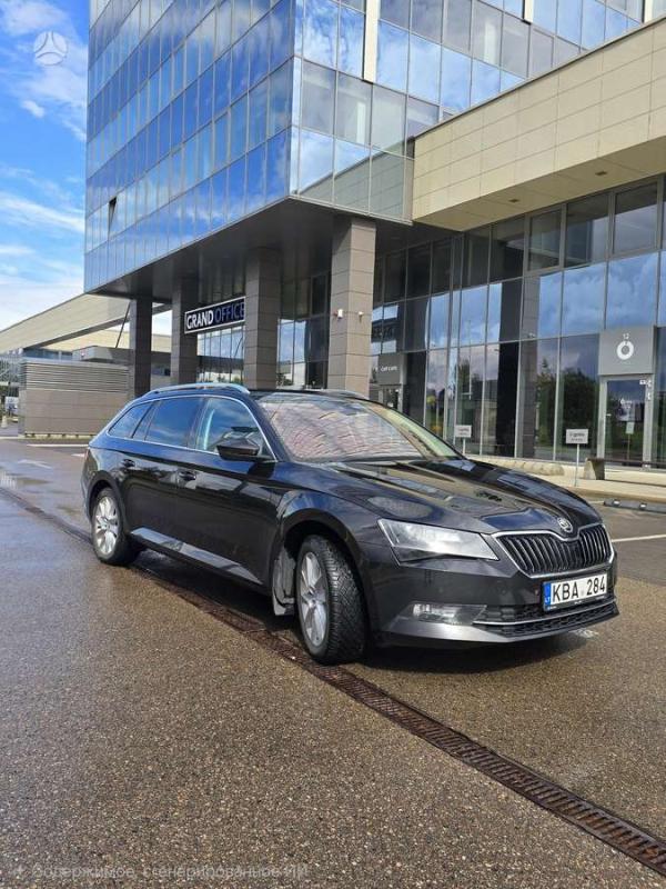 Melns Skoda SuperB 2017 Viļņa, ar dzinēja tilpumu 2.00 L un nobraukumu 174 tūkst. km par 15900 €, foto 1 vietnē AUTOMOTO.COM.LV