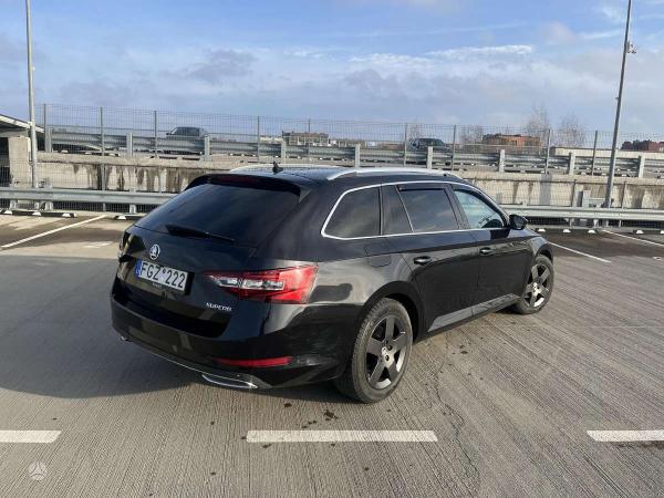 Black Skoda SuperB 2018 in Vilnius, with an engine capacity of 1.97 L and mileage of 300 thousand km for 12000 €, photo 4 on AUTOMOTO.COM.LV