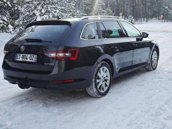 Black Skoda SuperB 2018 in Vilnius, with an engine capacity of 1.97 L and mileage of 216 thousand km for 12800 €, photo 7 on AUTOMOTO.COM.LV