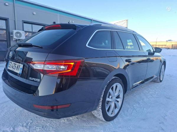 Black Skoda SuperB 2018 in Kaunas, with an engine capacity of 1.97 L and mileage of 177 thousand km for 14650 €, photo 5 on AUTOMOTO.COM.LV