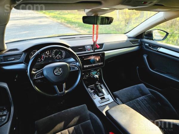 Black Skoda SuperB 2018 in Riga, with an engine capacity of 2.00 L and mileage of 406 thousand km for 9500 €, photo 8 on AUTOMOTO.COM.LV