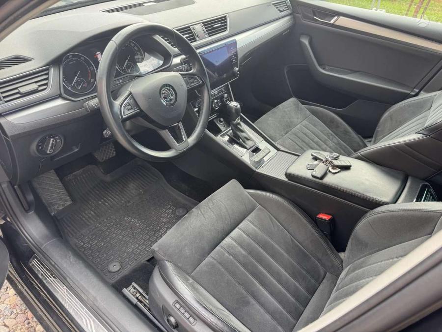 Melns Skoda SuperB 2018 Klaipėda, ar dzinēja tilpumu 1.97 L un nobraukumu 241 tūkst. km par 8999 €, foto 11 vietnē AUTOMOTO.COM.LV