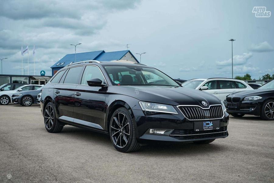 Melns Skoda SuperB 2018 Kauņa, ar dzinēja tilpumu 2.00 L un nobraukumu 184 tūkst. km par 14250 €, foto 1 vietnē AUTOMOTO.COM.LV