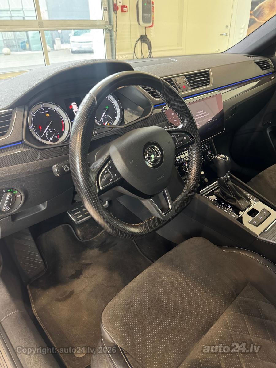 Black Skoda SuperB 2018 in Paide, with an engine capacity of 2.00 L and mileage of 204 thousand km for 15400 €, photo 7 on AUTOMOTO.COM.LV