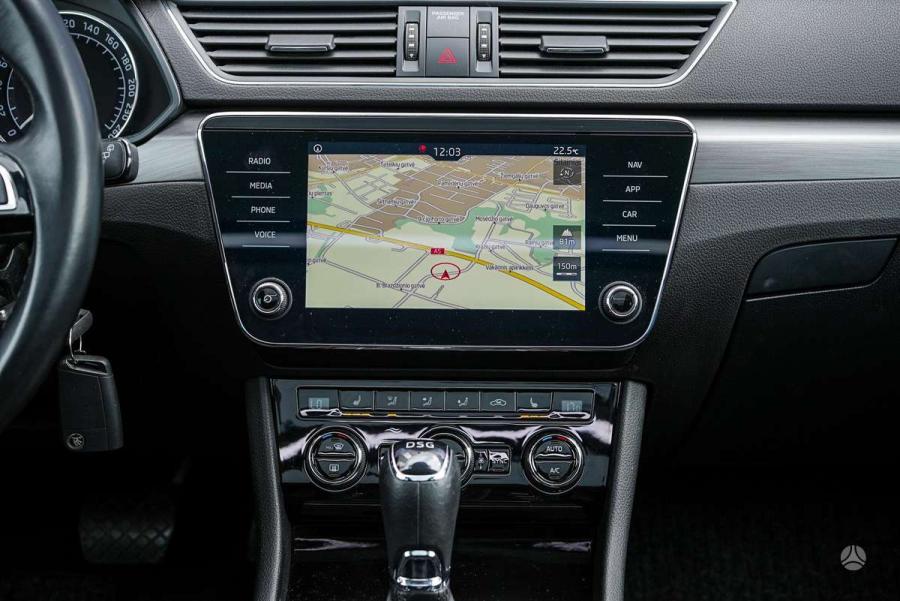 Melns Skoda SuperB 2018 Kauņa, ar dzinēja tilpumu 1.97 L un nobraukumu 184 tūkst. km par 14250 €, foto 21 vietnē AUTOMOTO.COM.LV