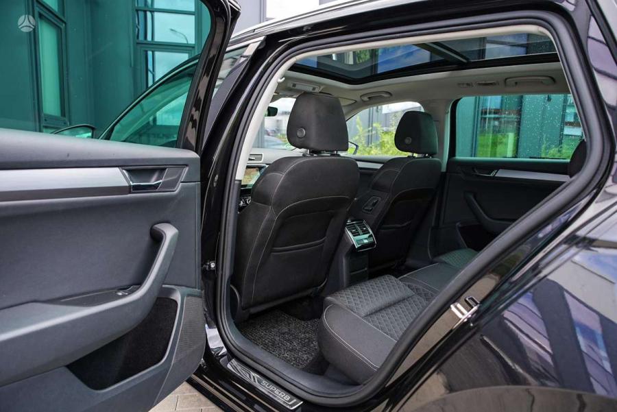 Melns Skoda SuperB 2018 Kauņa, ar dzinēja tilpumu 1.97 L un nobraukumu 184 tūkst. km par 14250 €, foto 37 vietnē AUTOMOTO.COM.LV