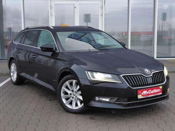Melns Skoda SuperB 2018 Viļņa, ar dzinēja tilpumu 1.60 L un nobraukumu 216 tūkst. km par 8700 €, foto  vietnē AUTOMOTO.COM.LV