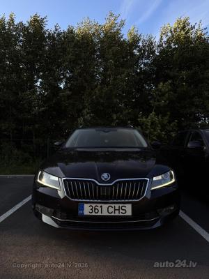 Black Skoda SuperB 2018 in Tallinn, with an engine capacity of 1.60 L and mileage of 218 thousand km for 12500 €, photo  on AUTOMOTO.COM.LV