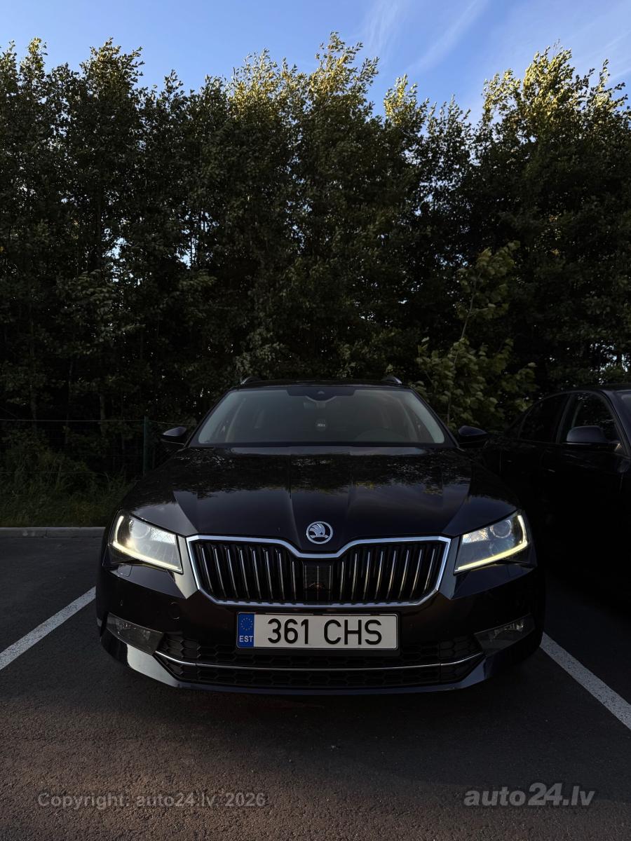 Black Skoda SuperB 2018 in Tallinn, with an engine capacity of 1.60 L and mileage of 218 thousand km for 12500 €, photo 1 on AUTOMOTO.COM.LV