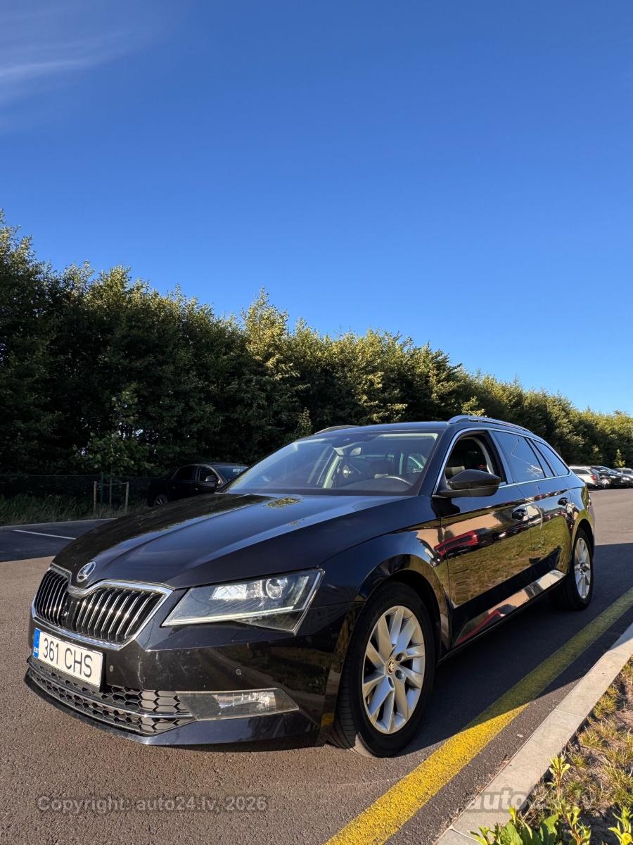 Black Skoda SuperB 2018 in Tallinn, with an engine capacity of 1.60 L and mileage of 218 thousand km for 12500 €, photo 7 on AUTOMOTO.COM.LV