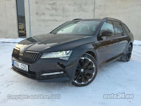 Black Skoda SuperB 2019 in Viljandi, with an engine capacity of 2.00 L and mileage of 132 thousand km for 19700 €, photo 2 on AUTOMOTO.COM.LV