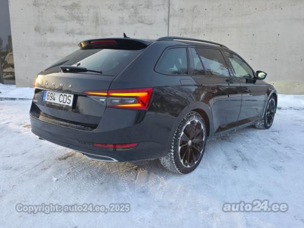 Black Skoda SuperB 2019 in Viljandi, with an engine capacity of 2.00 L and mileage of 132 thousand km for 19700 €, photo 4 on AUTOMOTO.COM.LV