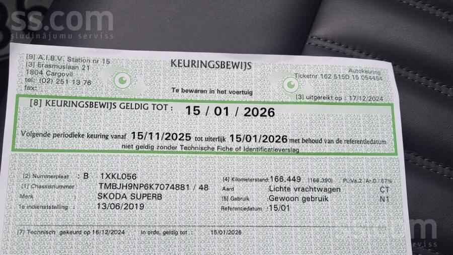Melns Skoda SuperB 2019 Rīga, ar dzinēja tilpumu 2.00 L un nobraukumu 186 tūkst. km par 16900 €, foto 23 vietnē AUTOMOTO.COM.LV