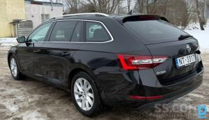 Black Skoda SuperB 2019 in Talsi, with an engine capacity of 2.00 L and mileage of 273 thousand km for 15550 €, photo 2 on AUTOMOTO.COM.LV