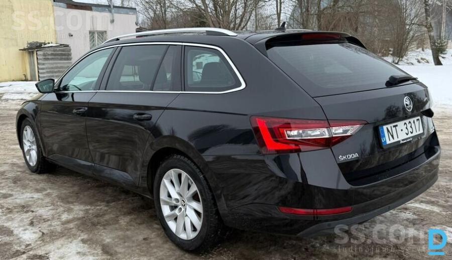 Black Skoda SuperB 2019 in Talsi, with an engine capacity of 2.00 L and mileage of 273 thousand km for 15550 €, photo 2 on AUTOMOTO.COM.LV