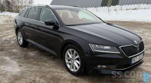 Black Skoda SuperB 2019 in Talsi, with an engine capacity of 2.00 L and mileage of 273 thousand km for 15550 €, photo 3 on AUTOMOTO.COM.LV