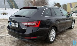 Black Skoda SuperB 2019 in Talsi, with an engine capacity of 2.00 L and mileage of 273 thousand km for 15550 €, photo 4 on AUTOMOTO.COM.LV