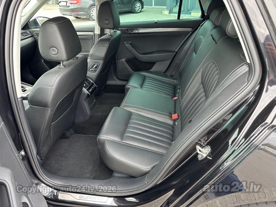 Black Skoda SuperB 2019 in Tartu, with an engine capacity of 1.50 L and mileage of 315 thousand km for 9998 €, photo 12 on AUTOMOTO.COM.LV