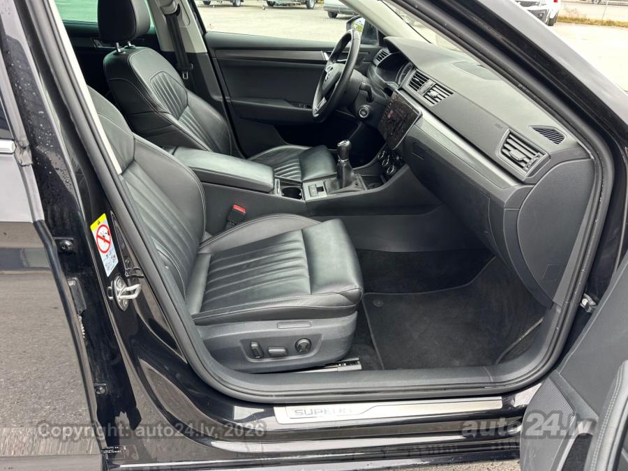 Black Skoda SuperB 2019 in Tartu, with an engine capacity of 1.50 L and mileage of 315 thousand km for 9998 €, photo 14 on AUTOMOTO.COM.LV