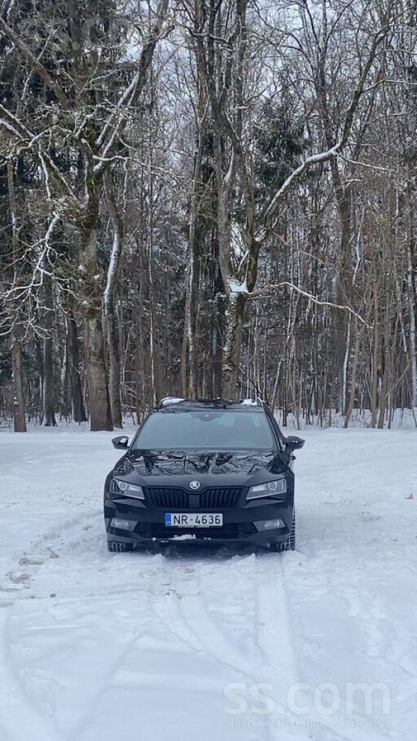 Black Skoda SuperB 2019 in Kuldiga, with an engine capacity of 2.00 L and mileage of 170 thousand km for 17800 €, photo 4 on AUTOMOTO.COM.LV