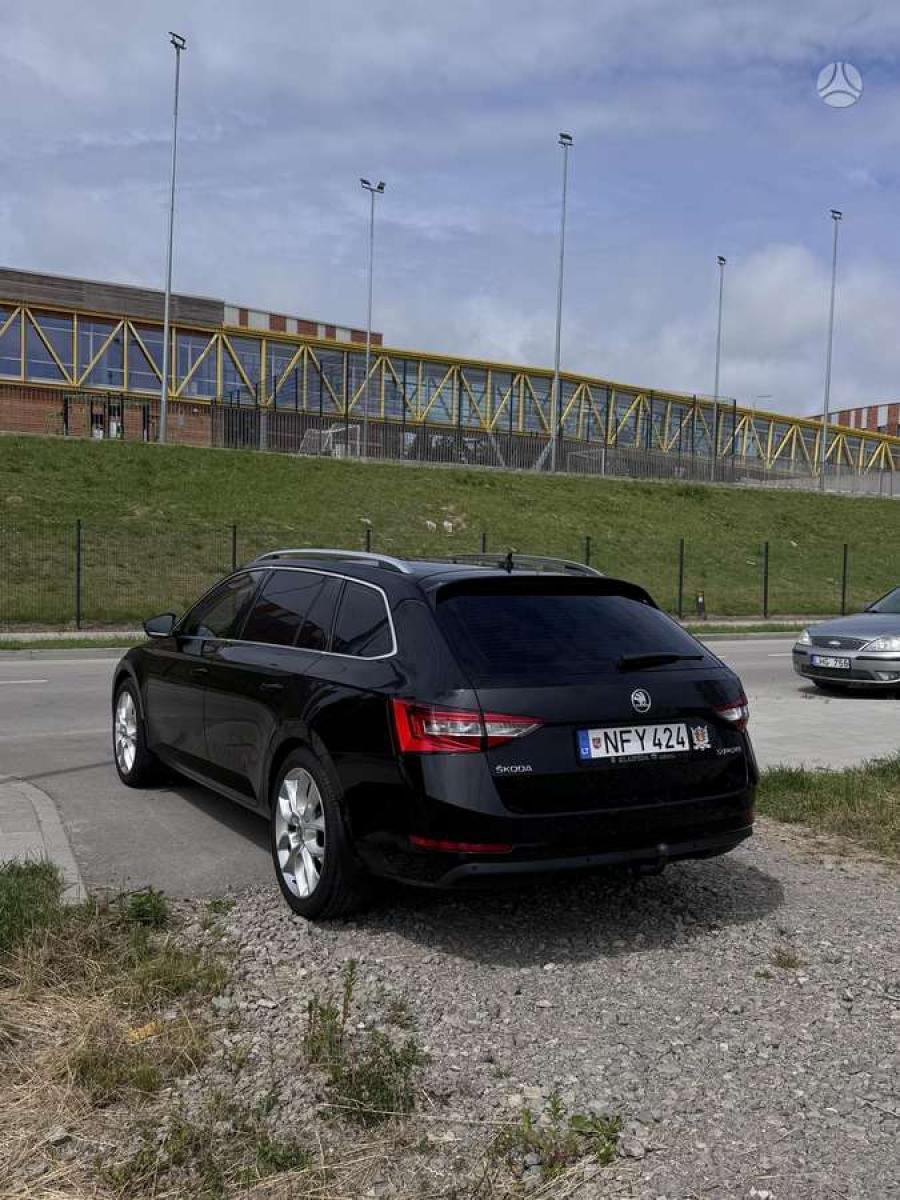 Black Skoda SuperB 2019 in Klaipeda, with an engine capacity of 2.00 L and mileage of 465 thousand km for 14500 €, photo 5 on AUTOMOTO.COM.LV