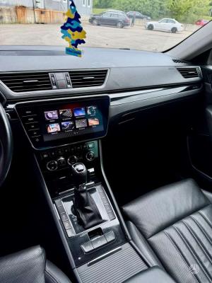 Black Skoda SuperB 2019 in Vilnius, with an engine capacity of 1.97 L and mileage of 267 thousand km for 11900 €, photo 12 on AUTOMOTO.COM.LV