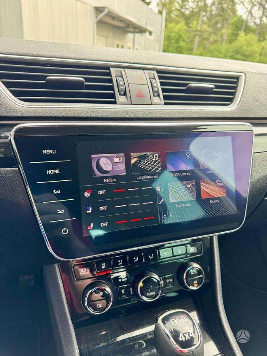 Black Skoda SuperB 2019 in Vilnius, with an engine capacity of 1.97 L and mileage of 267 thousand km for 11900 €, photo 13 on AUTOMOTO.COM.LV