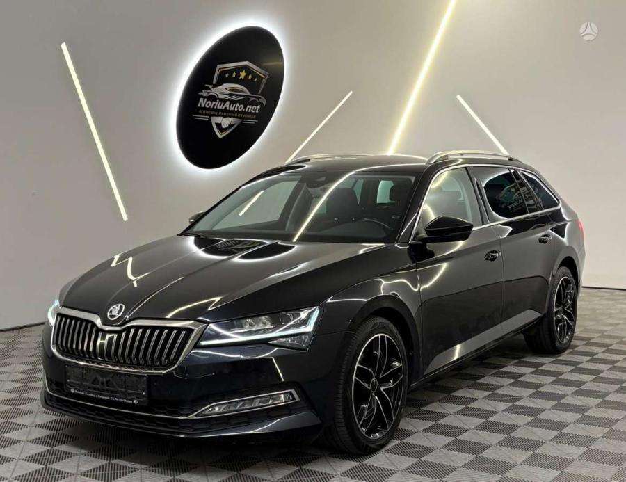 Black Skoda SuperB 2019 in Marijampole, with an engine capacity of 1.97 L and mileage of 221 thousand km for 18450 €, photo 10 on AUTOMOTO.COM.LV
