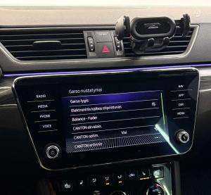 Black Skoda SuperB 2019 in Marijampole, with an engine capacity of 1.97 L and mileage of 221 thousand km for 18450 €, photo 32 on AUTOMOTO.COM.LV