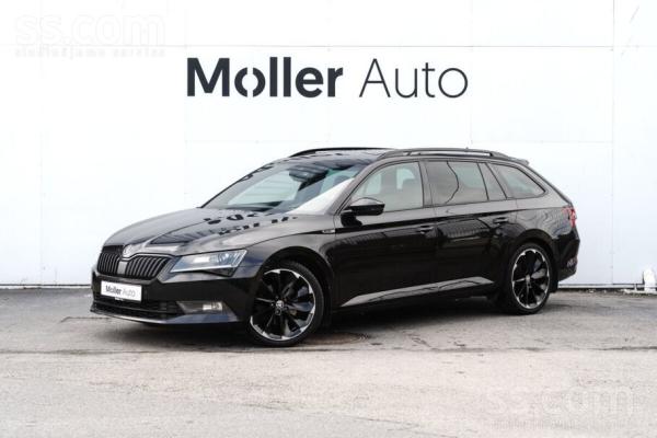 Black Skoda SuperB 2019 in Riga, with an engine capacity of 2.00 L and mileage of 207 thousand km for 16900 €, photo 1 on AUTOMOTO.COM.LV