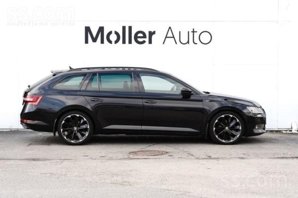 Black Skoda SuperB 2019 in Riga, with an engine capacity of 2.00 L and mileage of 207 thousand km for 16900 €, photo 6 on AUTOMOTO.COM.LV
