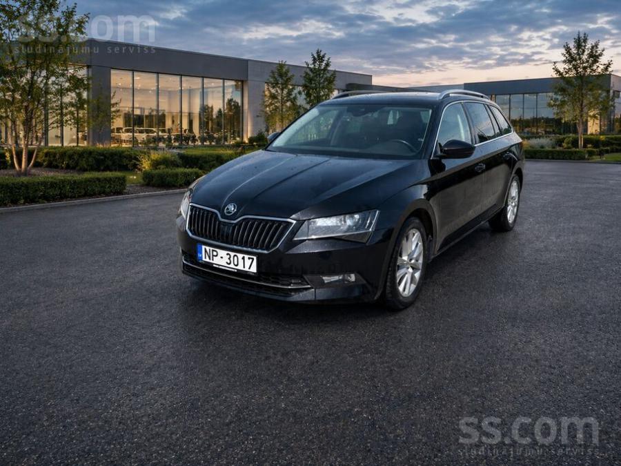 Black Skoda SuperB 2019 in Jelgava, with an engine capacity of 2.00 L and mileage of 232 thousand km for 12500 €, photo 1 on AUTOMOTO.COM.LV