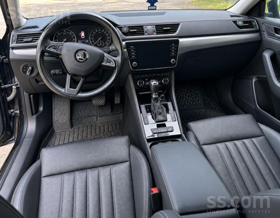 Black Skoda SuperB 2019 in Jelgava, with an engine capacity of 2.00 L and mileage of 232 thousand km for 12500 €, photo 10 on AUTOMOTO.COM.LV