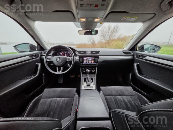 Black Skoda SuperB 2020 in Riga, with an engine capacity of 2.00 L and mileage of 212 thousand km for 15950 €, photo 5 on AUTOMOTO.COM.LV