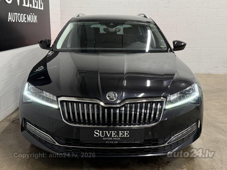Black Skoda SuperB 2020 in Tallinn, with an engine capacity of 2.00 L and mileage of 173 thousand km for 21995 €, photo 2 on AUTOMOTO.COM.LV