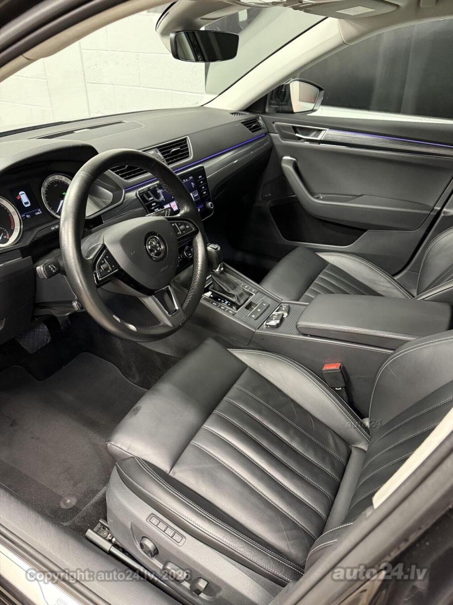 Black Skoda SuperB 2020 in Tallinn, with an engine capacity of 2.00 L and mileage of 173 thousand km for 21995 €, photo 10 on AUTOMOTO.COM.LV