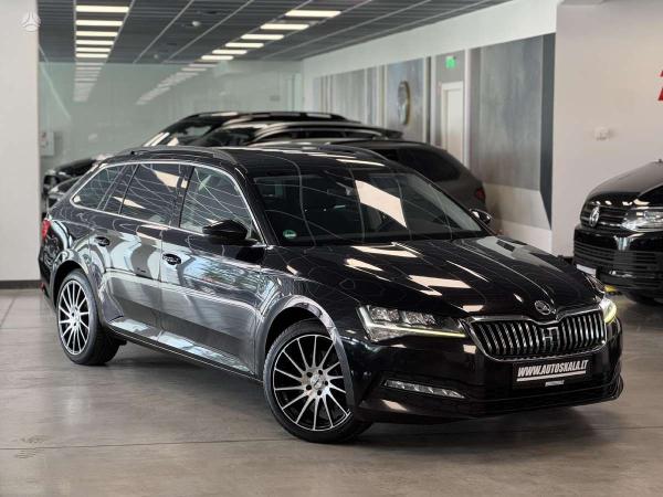 Black Skoda SuperB 2020 in Klaipeda, with an engine capacity of 2.00 L and mileage of 283 thousand km for 17950 €, photo 3 on AUTOMOTO.COM.LV