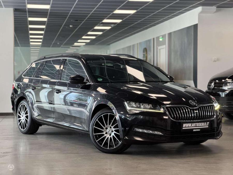Black Skoda SuperB 2020 in Klaipeda, with an engine capacity of 2.00 L and mileage of 283 thousand km for 17950 €, photo 7 on AUTOMOTO.COM.LV
